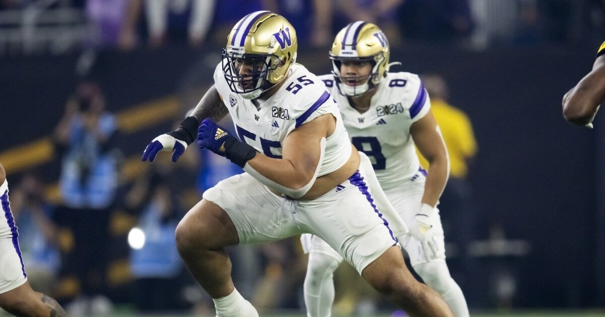 Draft Profile: OT Troy Fautanu, Washington - Philly Cover Corner